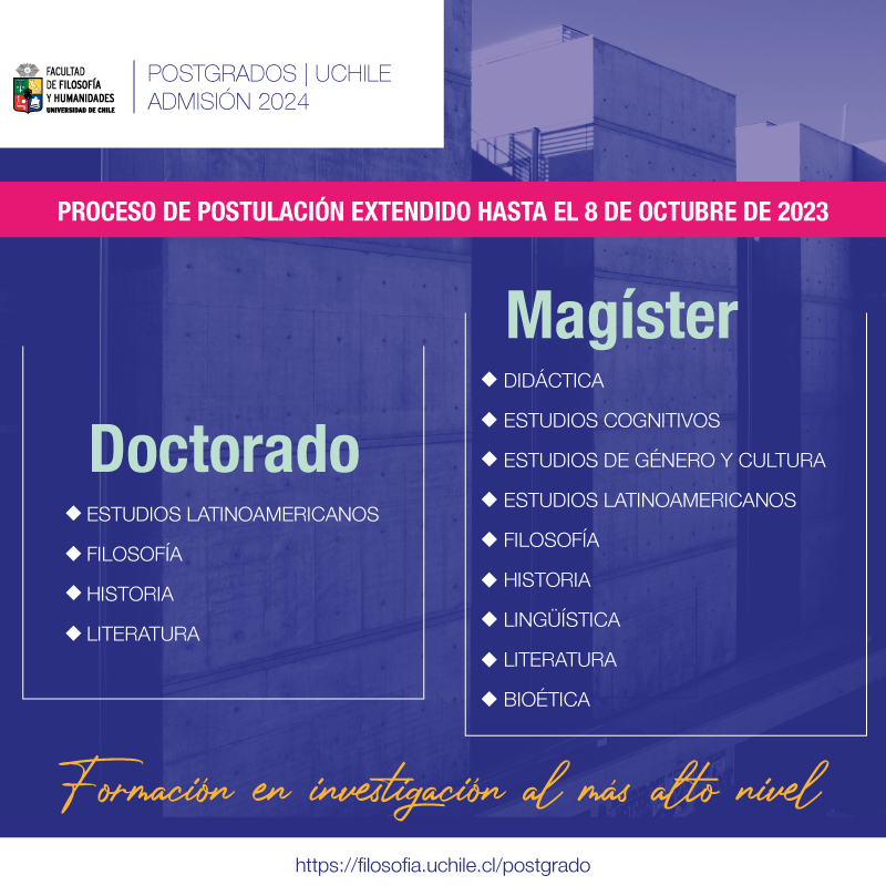 Escuela de Postgrado amplió plazo de postulación hasta el domingo 8 de ...